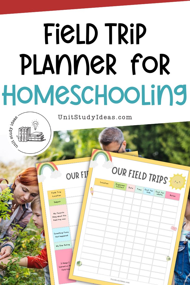 Free Printable Homeschool Field Trip Planner